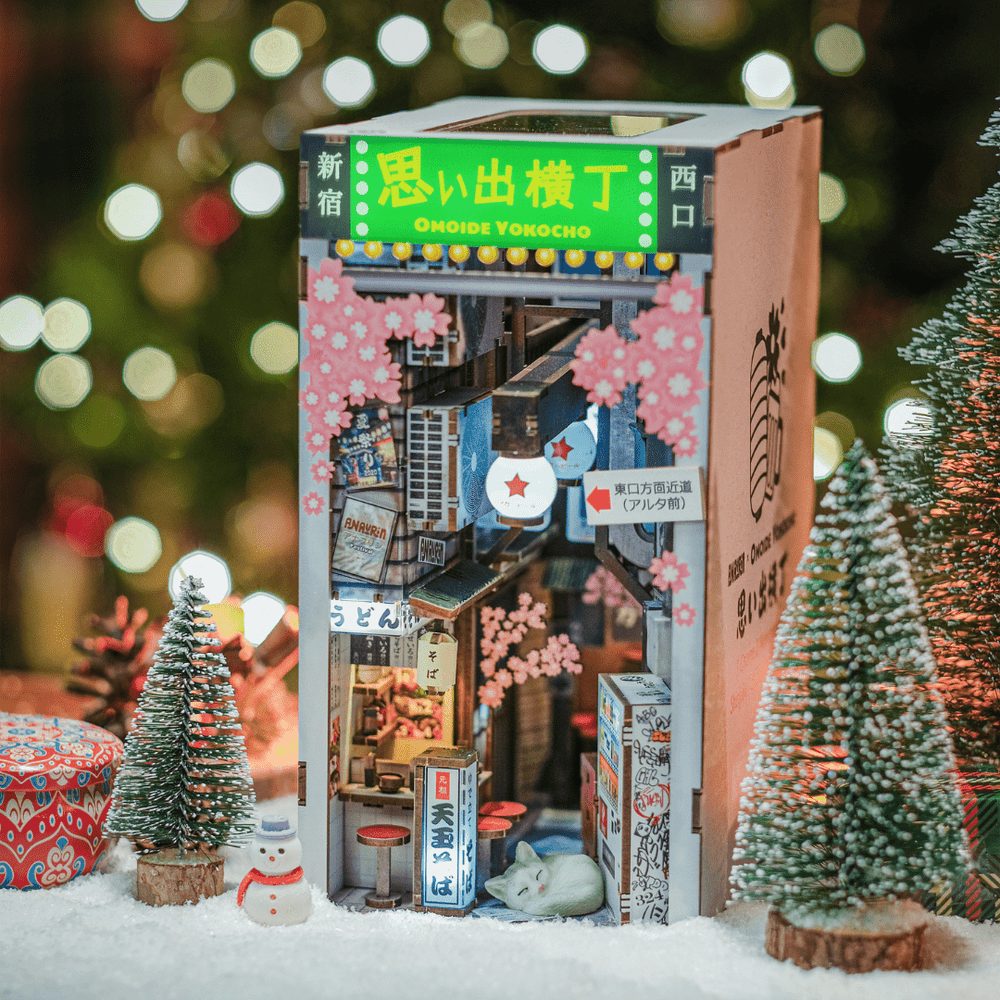 Omoide Yokocho Book Nook Kit – Japanese Alley Miniature by Anavrin
