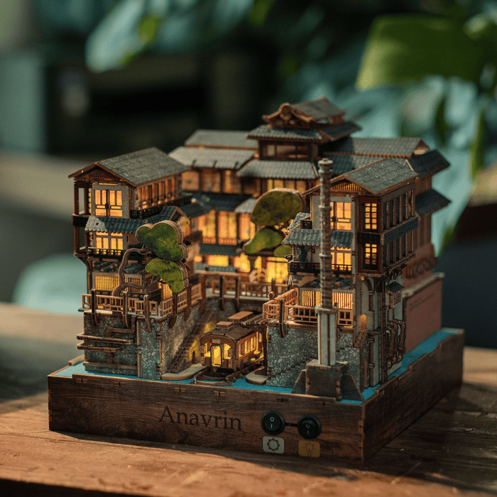 Ginzan Onsen Book Nook Kit (Motion Scene) – Anavrin