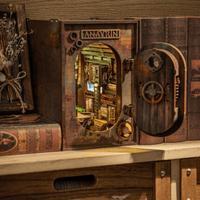 Abandoned Submarine Book Nook Kit – Underwater DIY Model by Anavrin