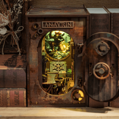 Abandoned Submarine Book Nook Kit – Underwater DIY Model by Anavrin