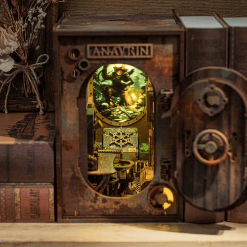 Abandoned Submarine Book Nook Kit – Underwater DIY Model by Anavrin