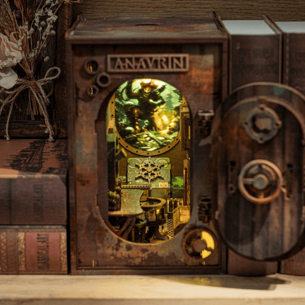 Abandoned Submarine Book Nook Kit – Underwater DIY Model by Anavrin