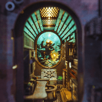 Abandoned Submarine Book Nook Kit – Underwater DIY Model by Anavrin