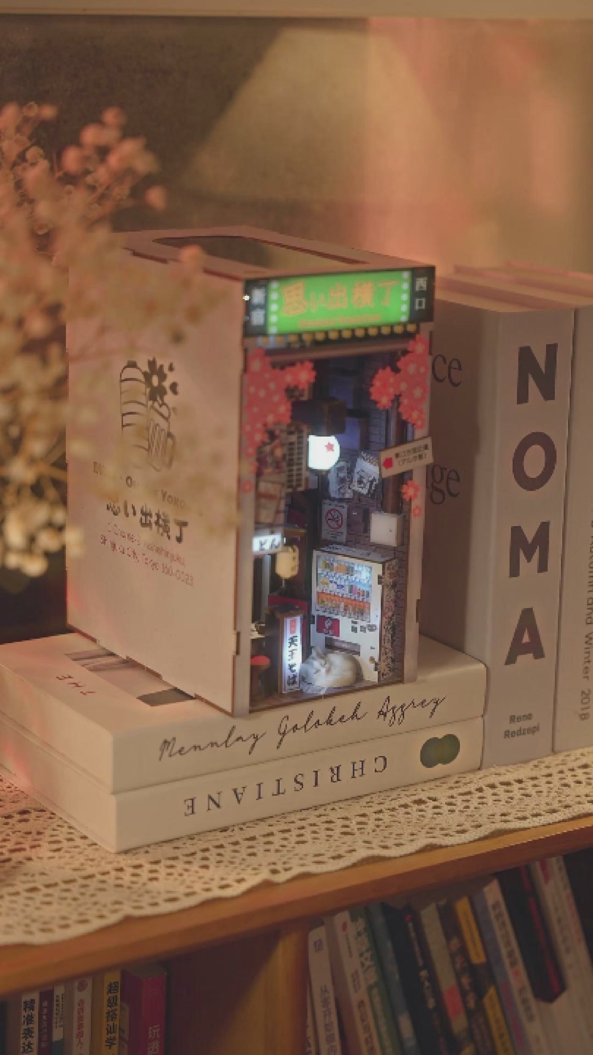 Omoide Yokocho Book Nook Kit – Japanese Alley Miniature by Anavrin ...